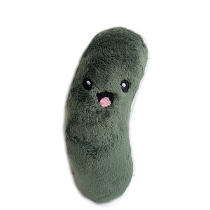 Plush Pickle: Embroidered Kawaii Stuffed Pickle Toy - Etsy