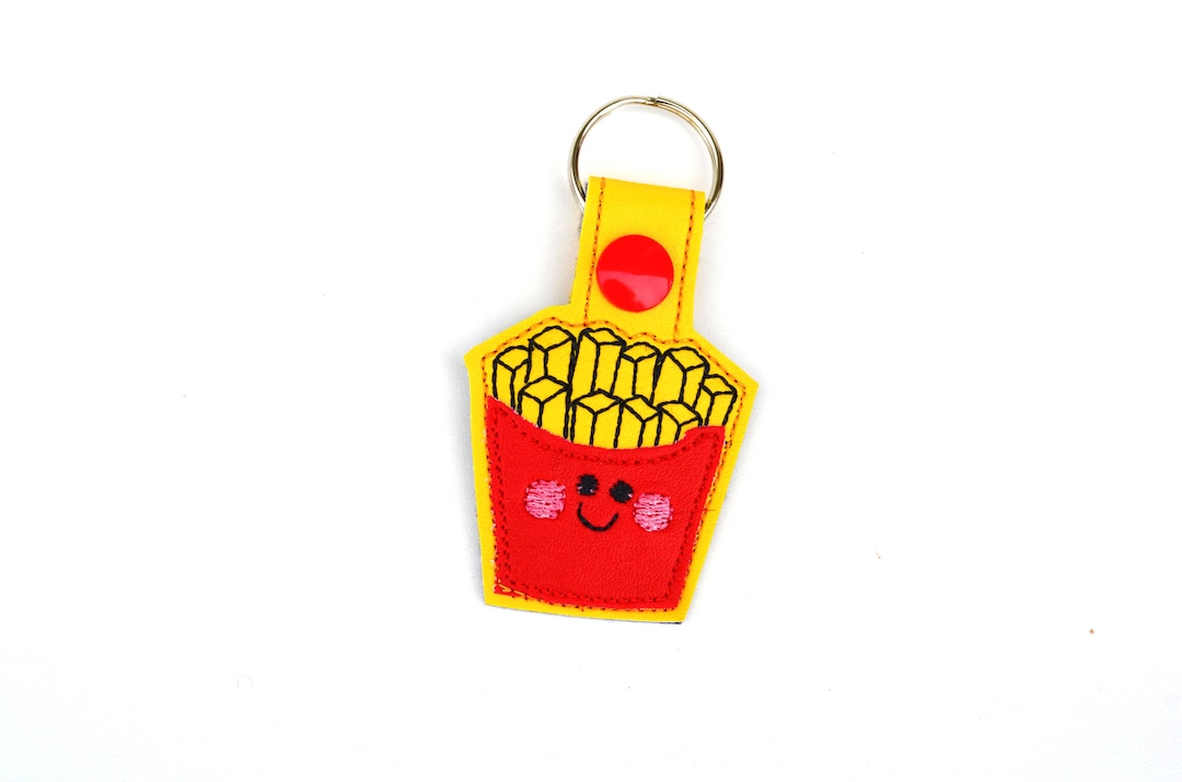 French Fries Keychain Fries Key Chain Fries Keychain BFF Gift Best ...