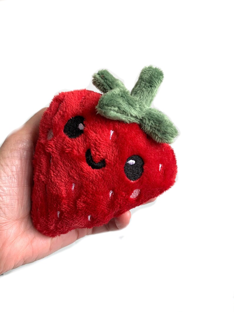 Plush Strawberry Kawaii Berry Cute Stuffed Toy Geek Gift | Etsy
