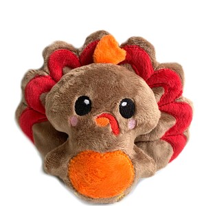 Turkey Plush | Stuffed Turkey Toy | Thanksgiving Decor | Cute Kawaii ...