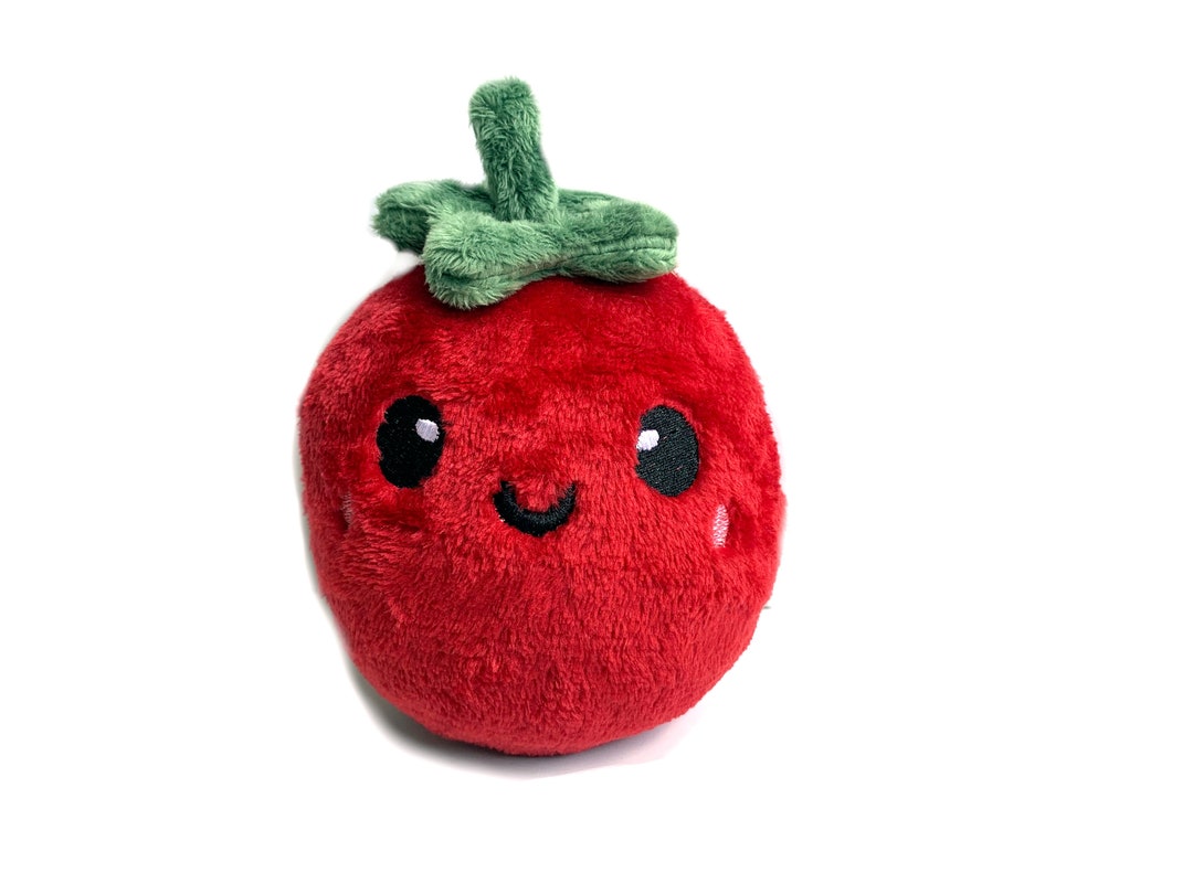 Tomato Plush | Stuffed Tomato Toy | Kawaii Plush Toy | Gifts for Him ...
