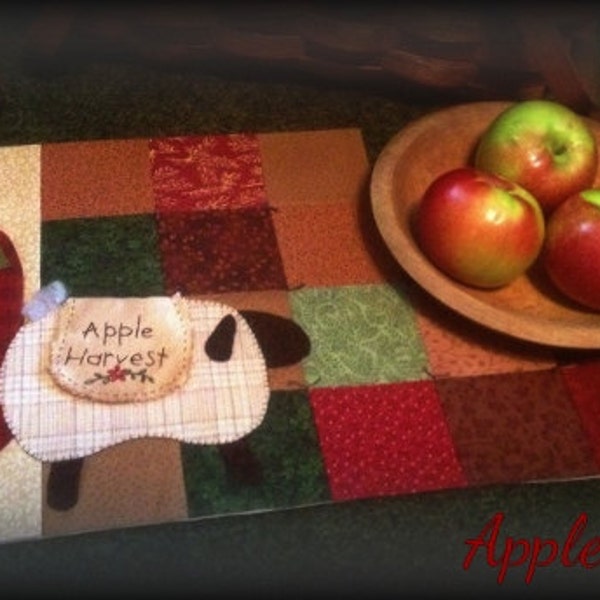 Apple Table Runner Patterns - Etsy