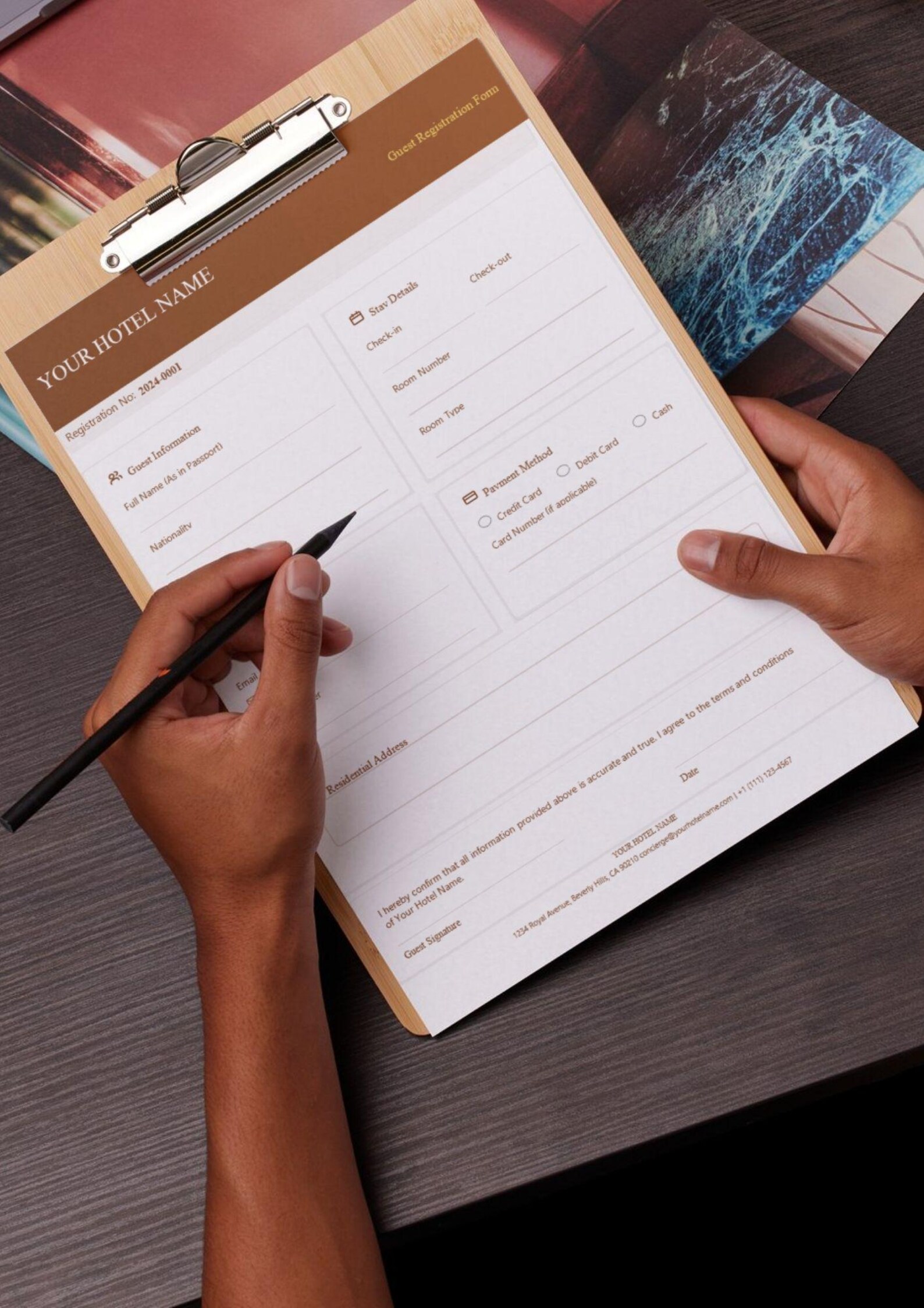 Customizable Hospitality Registration Form Template: 5 Styles for ...