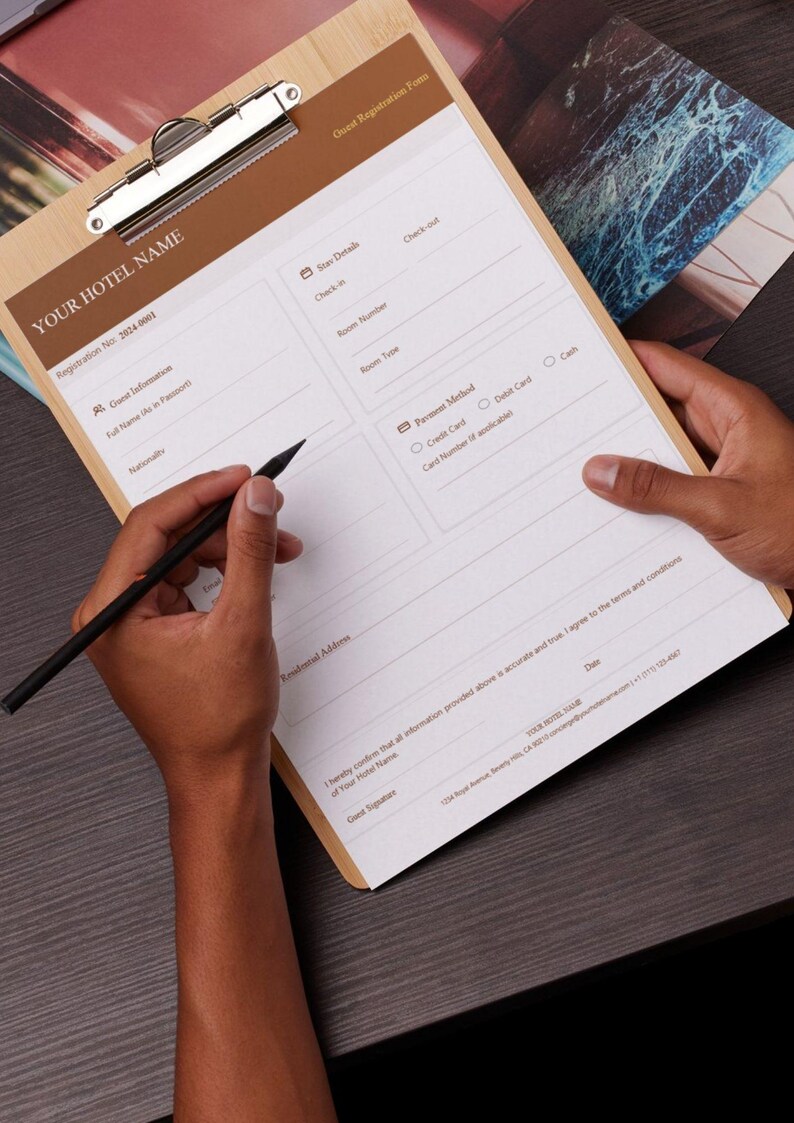 Customizable Hospitality Registration Form Template: 5 Styles for ...