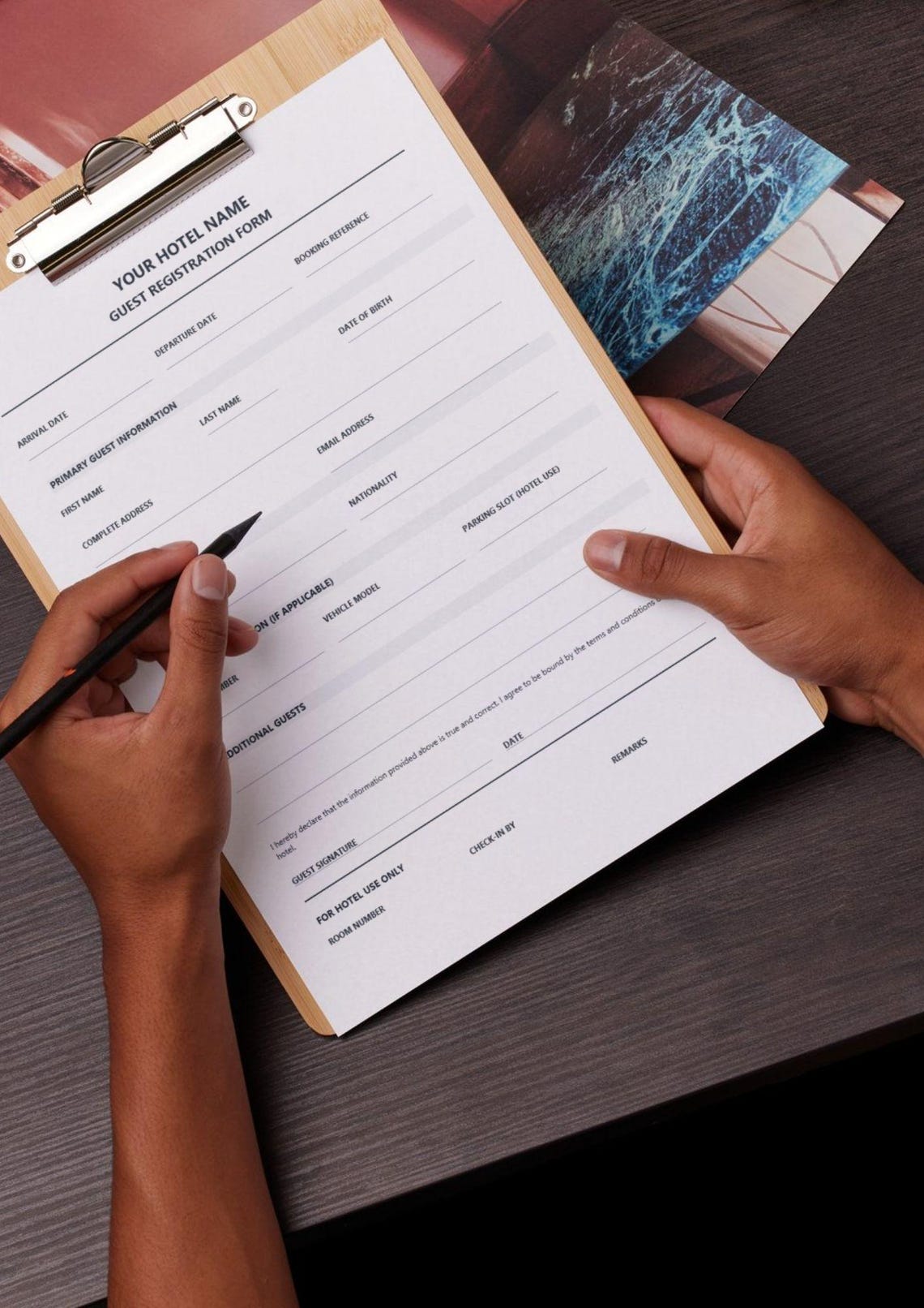 Customizable Hospitality Registration Form Template: 5 Styles for ...