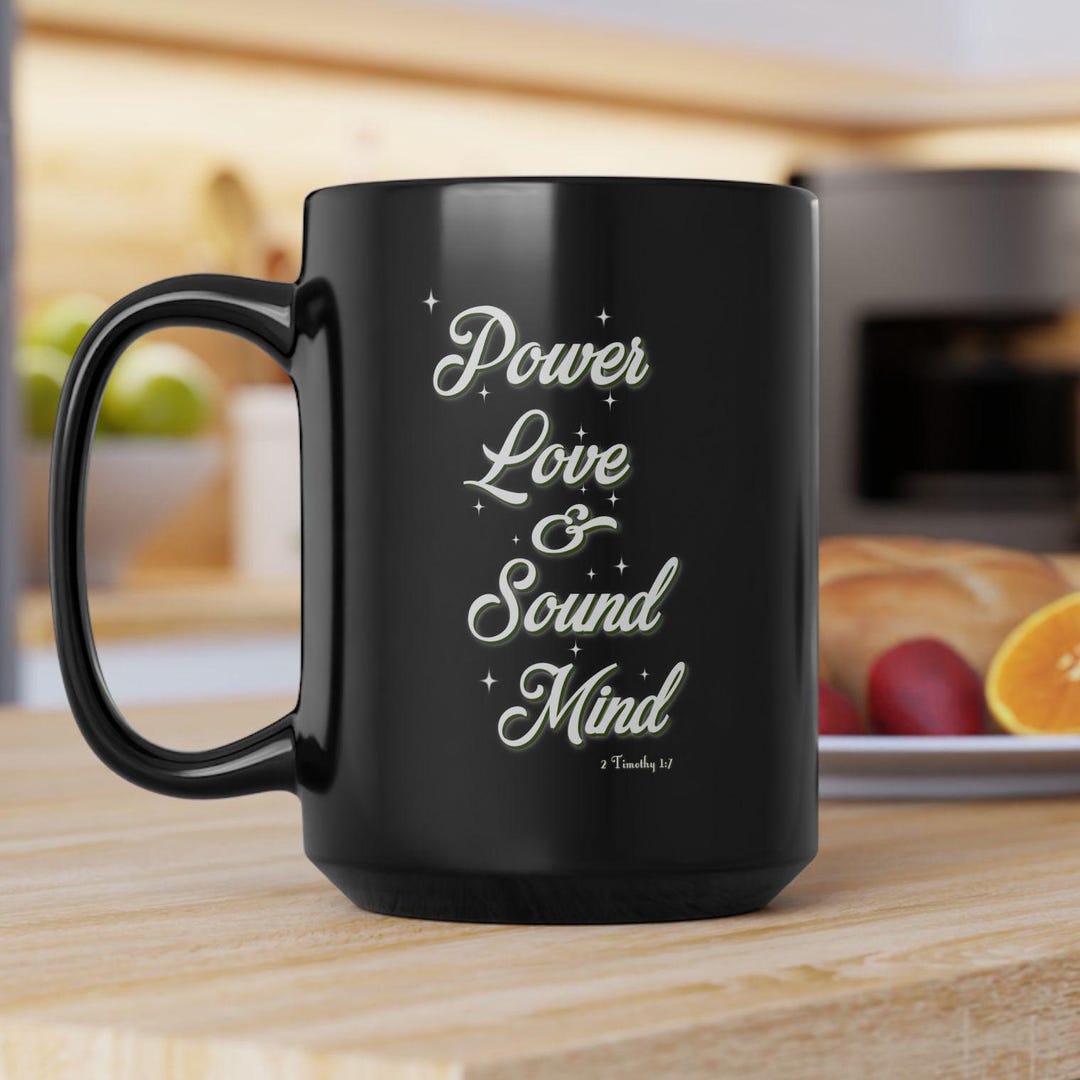 BE BRAVE Reindeer Christmas Mug Christian Holiday Gift 2 Timothy 1:7 ...