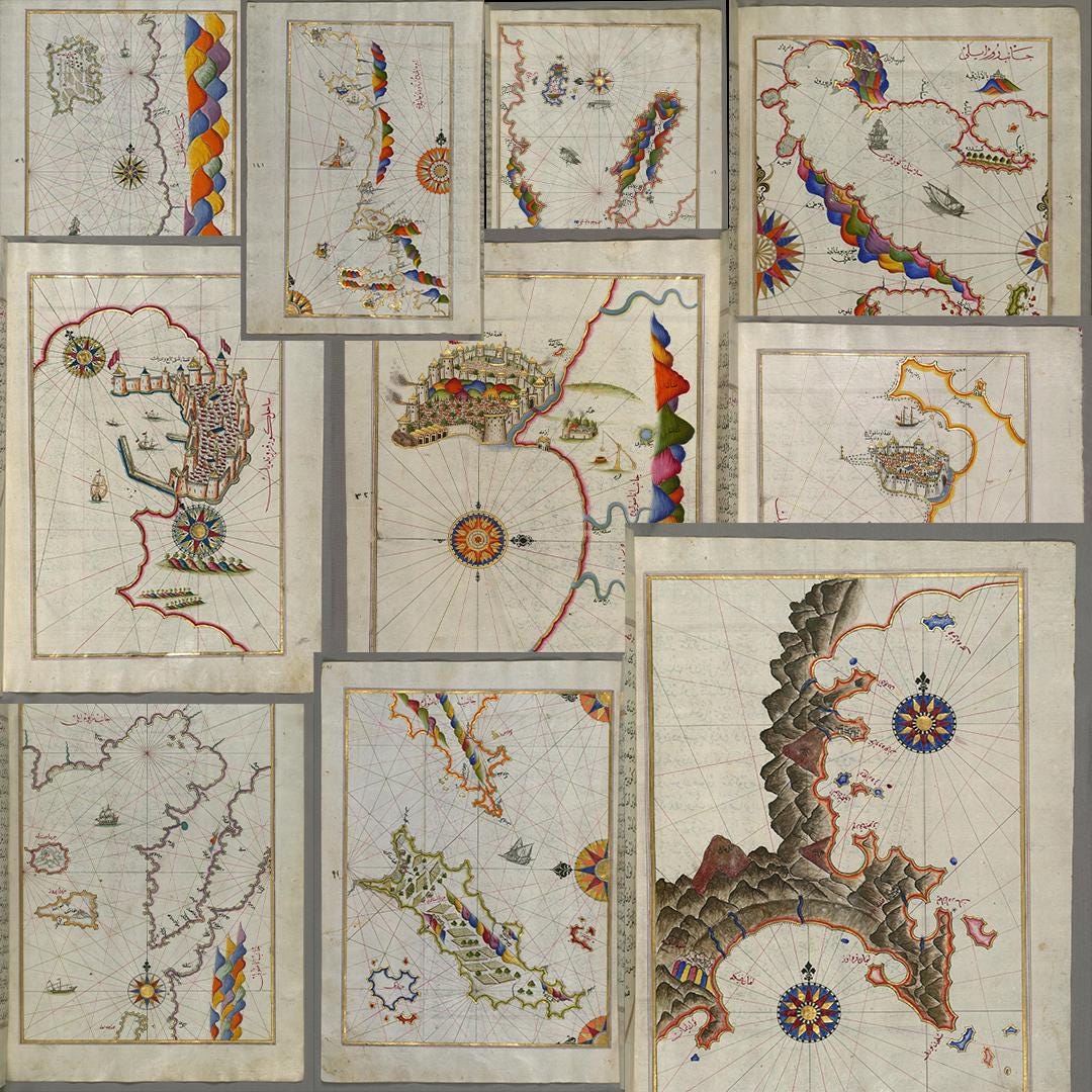 Vintage Nautical Maps-maritime Navigation Charts Digital Kit-antique ...