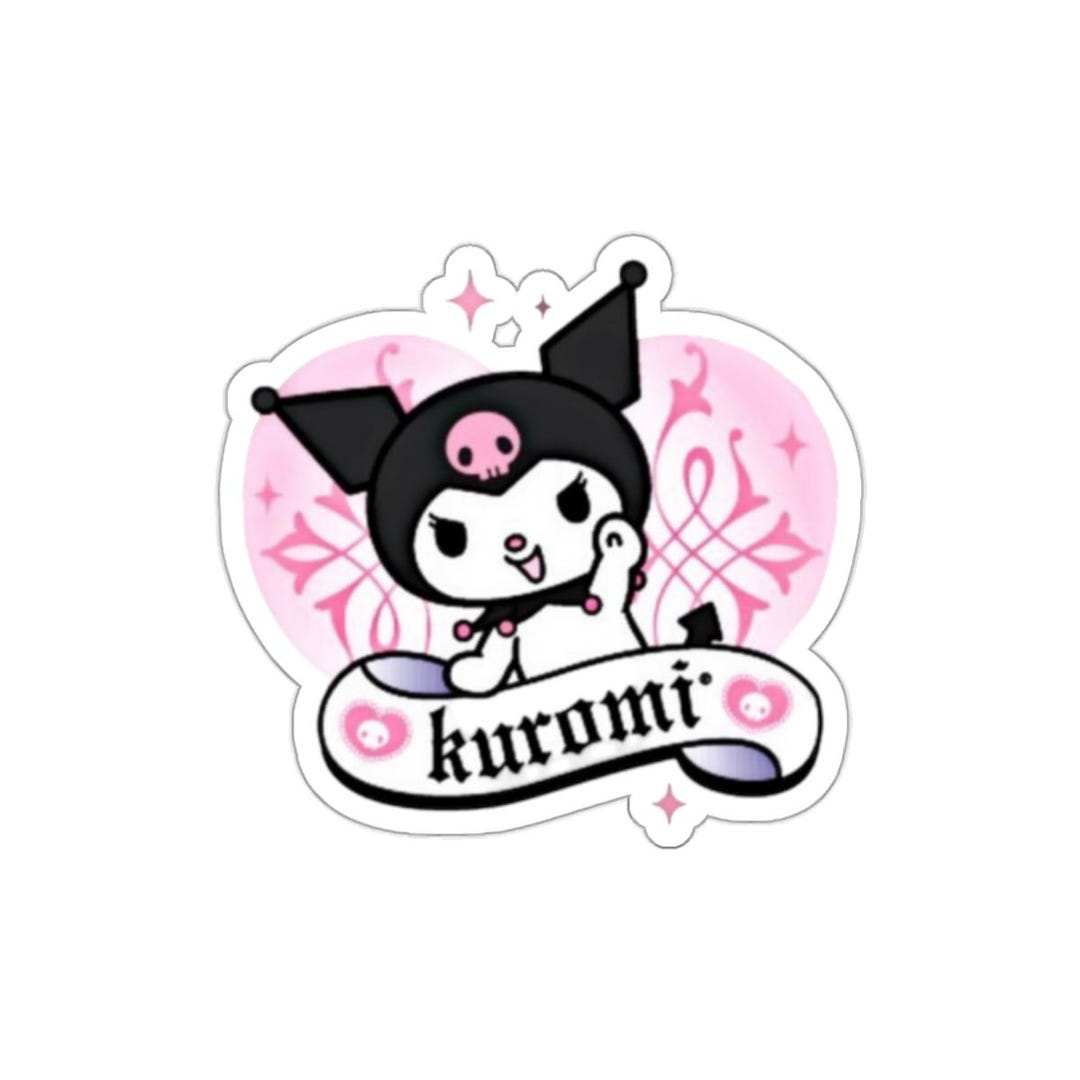 Kuromi Homemade Sticker Kiss-cut Stickers, Cute Vinyl Decal for Laptops ...