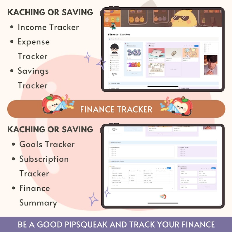Caleb Inspired Love and Deepspace Notion Template | Game & Life Planner ...