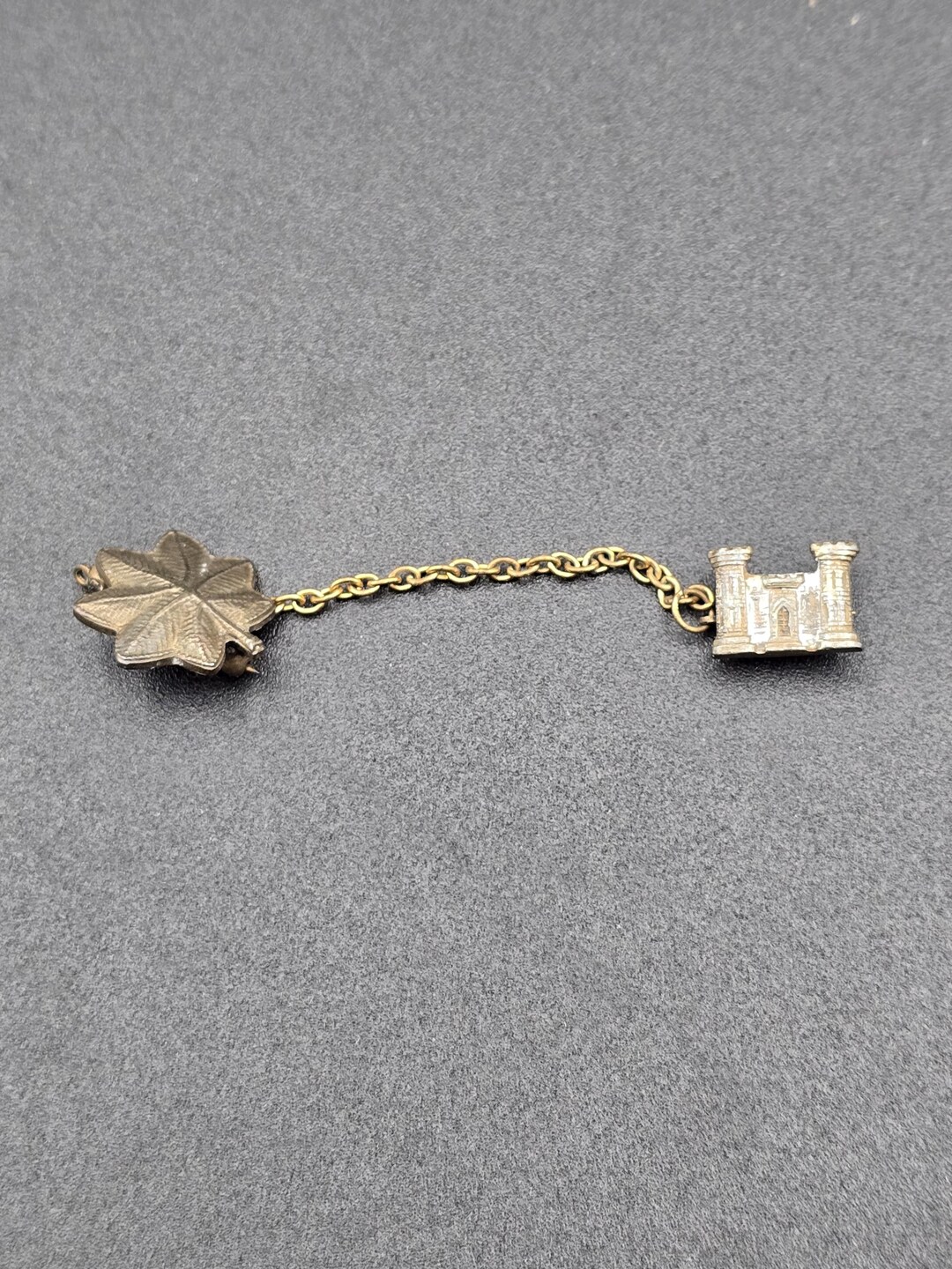 Vintage Army Corps of Engineers Oak Cluster Colonel Pin - Etsy