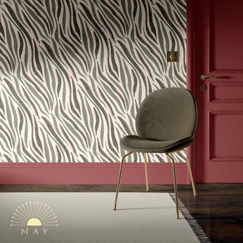 Zebra Print Digital Paper, Animal Skin Seamless Pattern, Safari Jungle ...