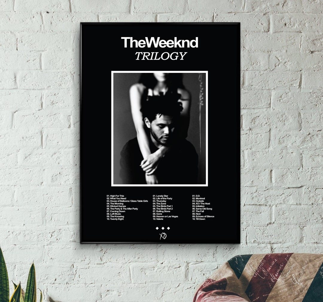 Trilogy the Weeknd // POSTER - Etsy