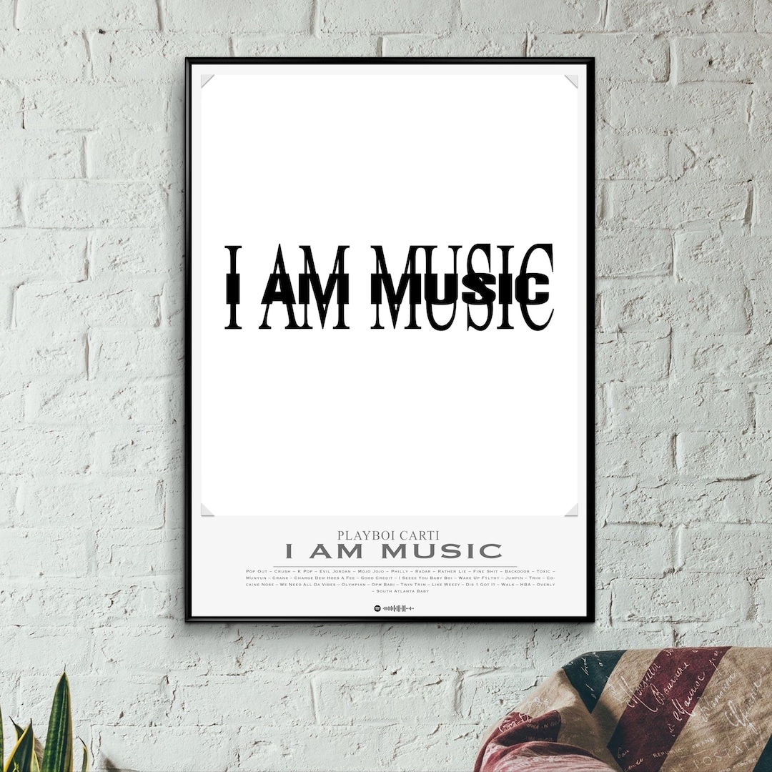 Playboi Carti 'I Am Music' Poster - Etsy