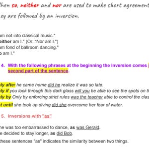 C1 Inversion Explained | Interactive Canva Slides + Worksheet & Answer ...