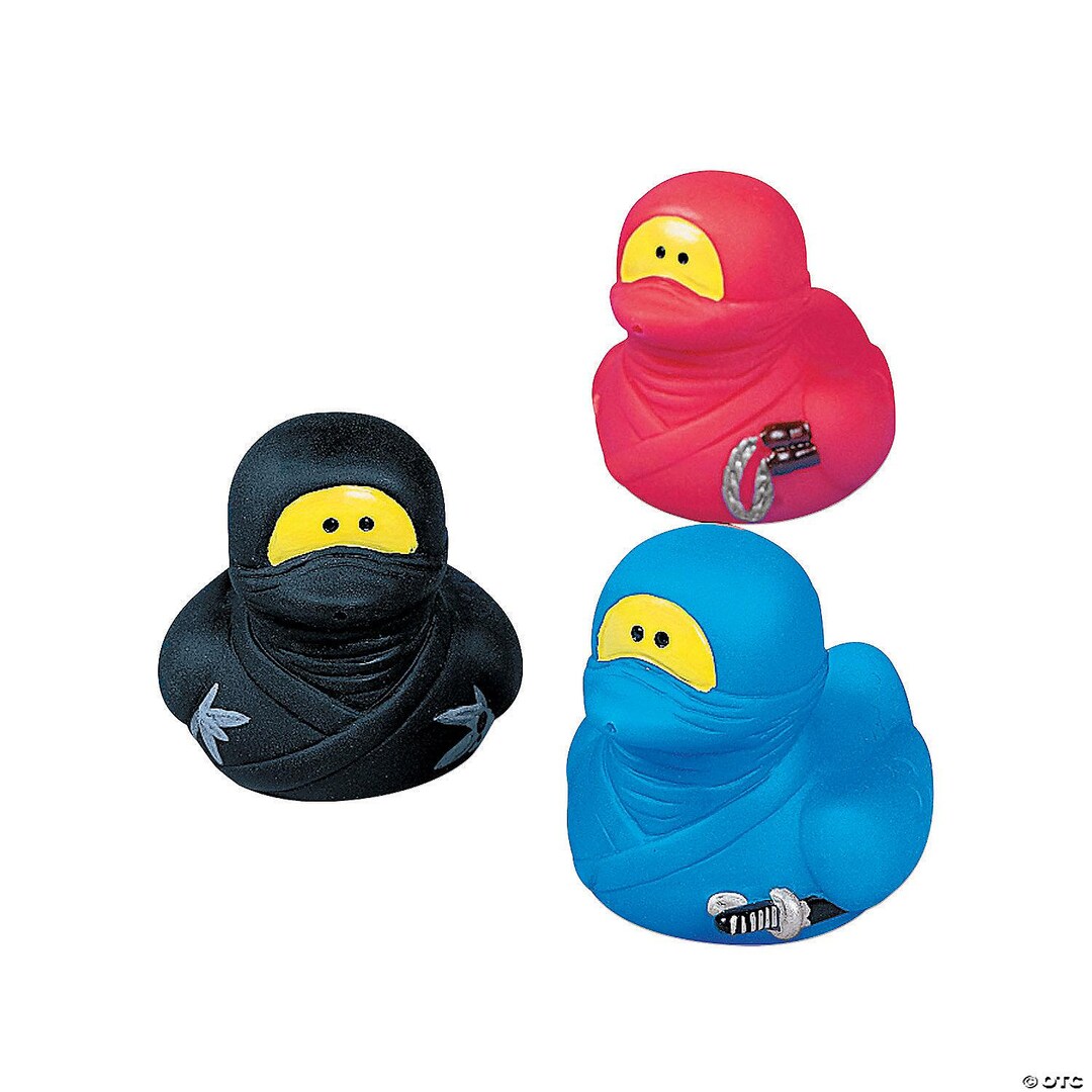 Ninja Rubber Ducks . Ninja Birthday Party Favors . Karate Kung Fu ...