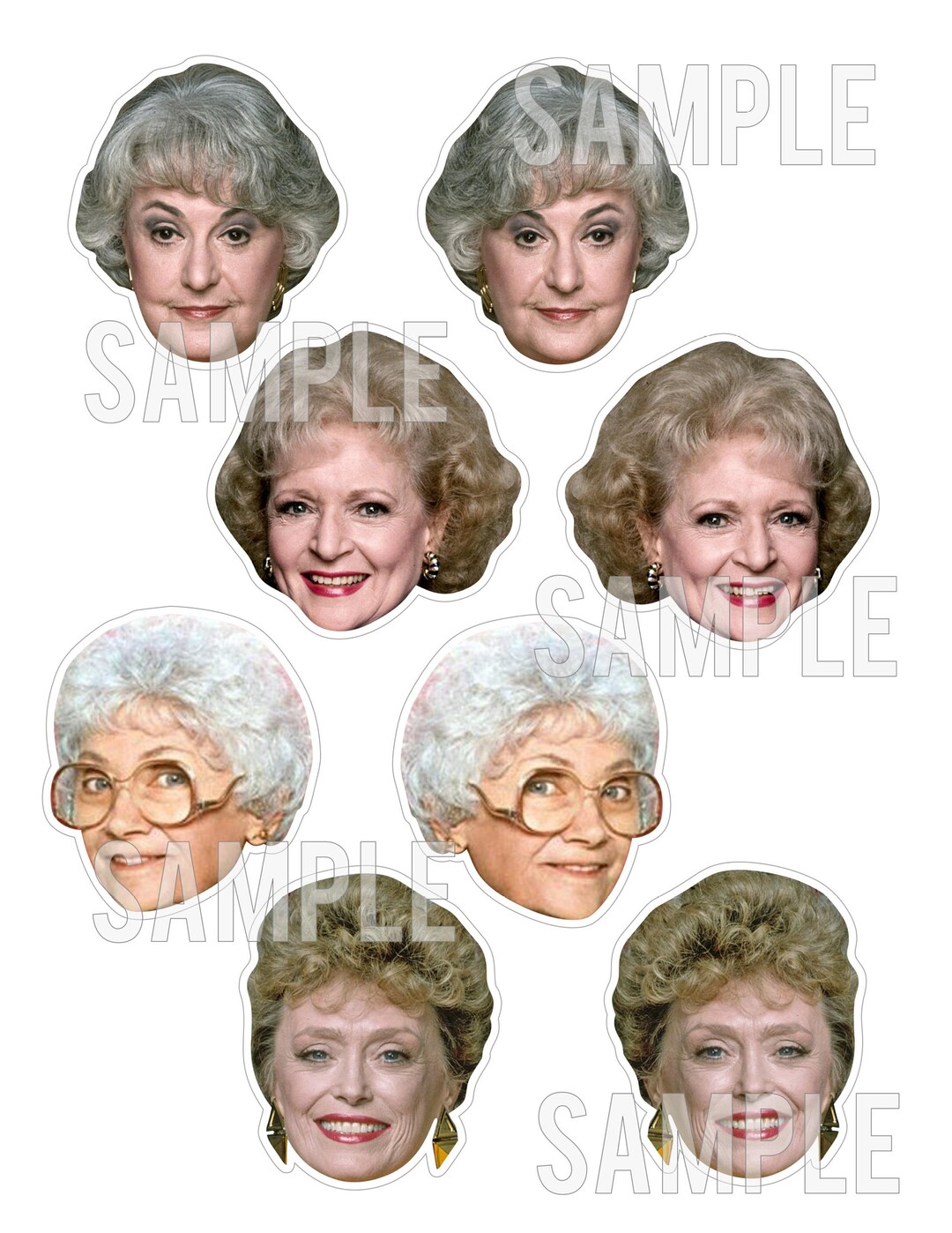 Golden Girls Cupcake Toppers . DIY Printable Download . Golden Girls ...