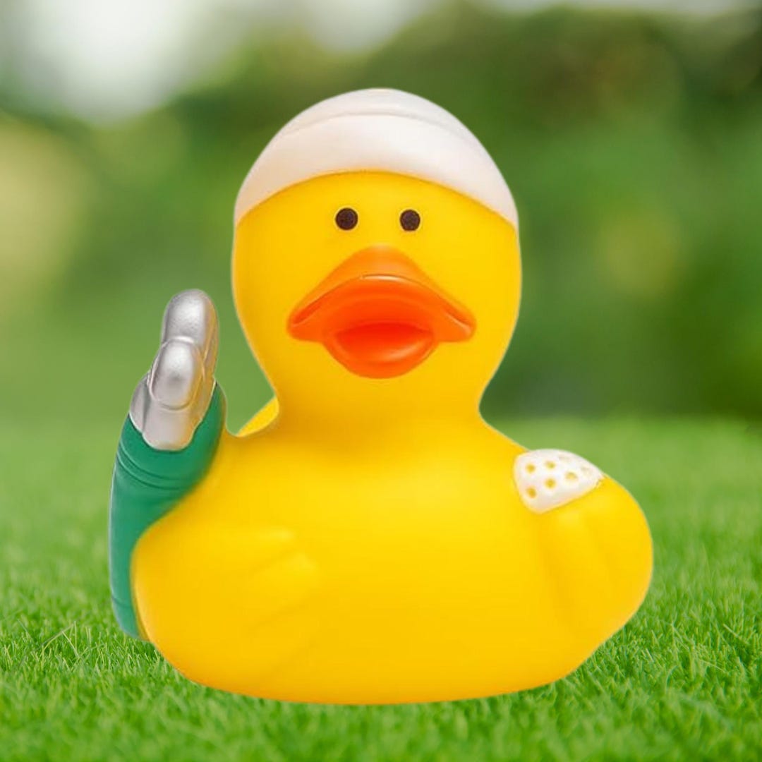 Golf Clubs Rubber Duck . 2 Inch Size - Etsy
