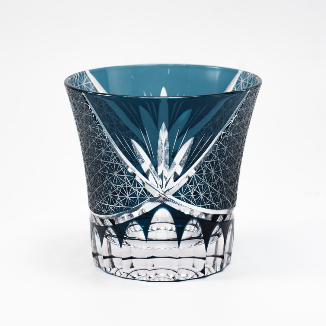 Handcrafted Edo Kiriko Crystal Whiskey Glass – Luxury Lead-free Hand ...