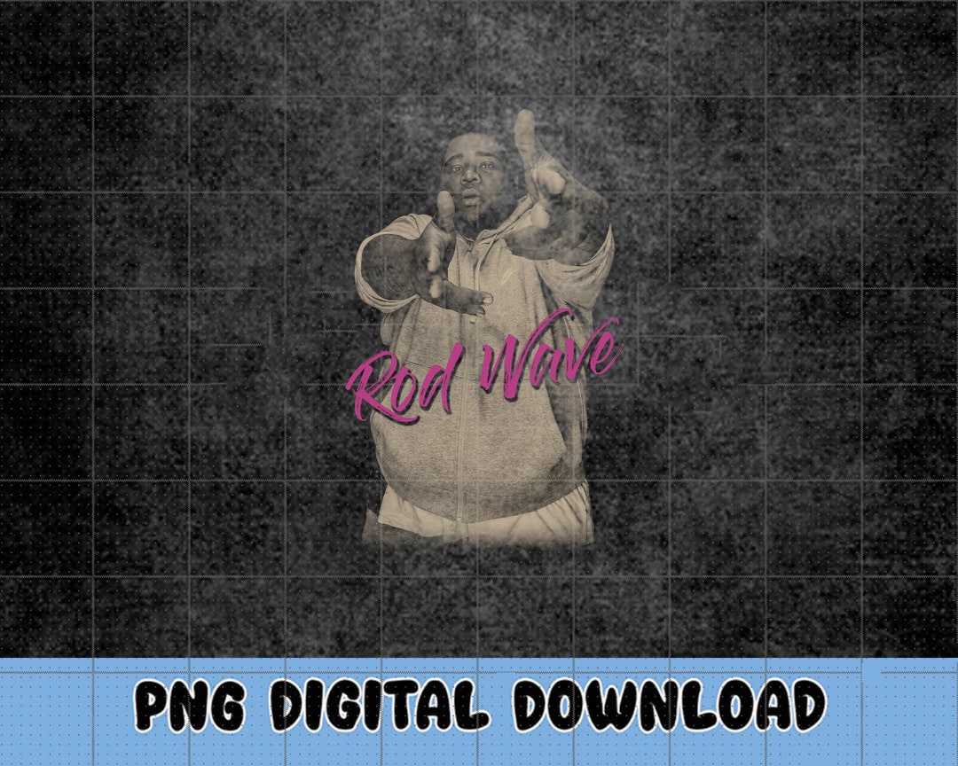 Rod Wave Vintage Png File, 90s Rap Music, Rapper Rod Wave Tour Design ...