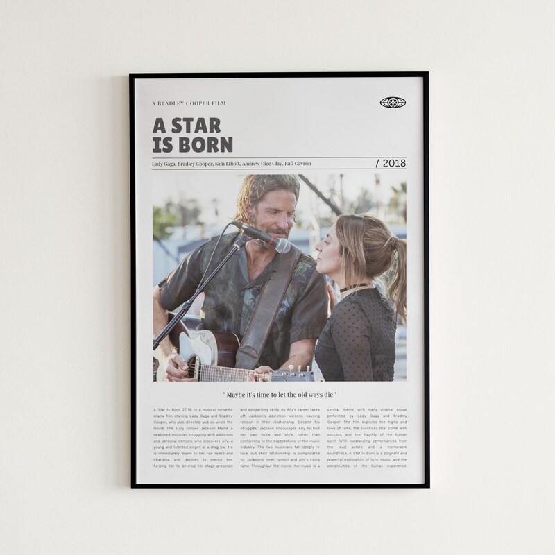 A Star is Born Poster - Etsy