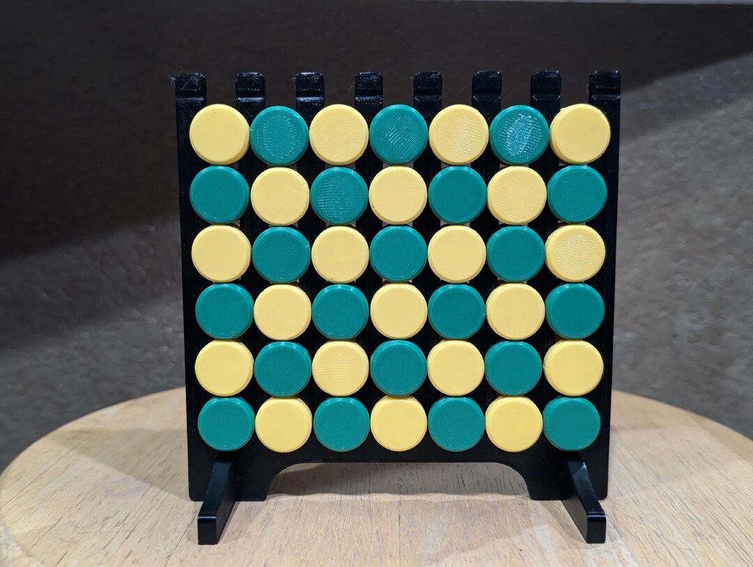 Four-in-a-row board Game Classic Strategy Fun - Etsy