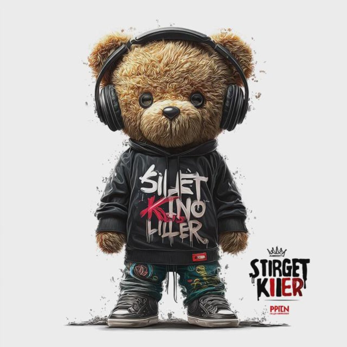 Teddy Bear Mockup Bundle Urban Bears for Merch,sublimation Print on ...
