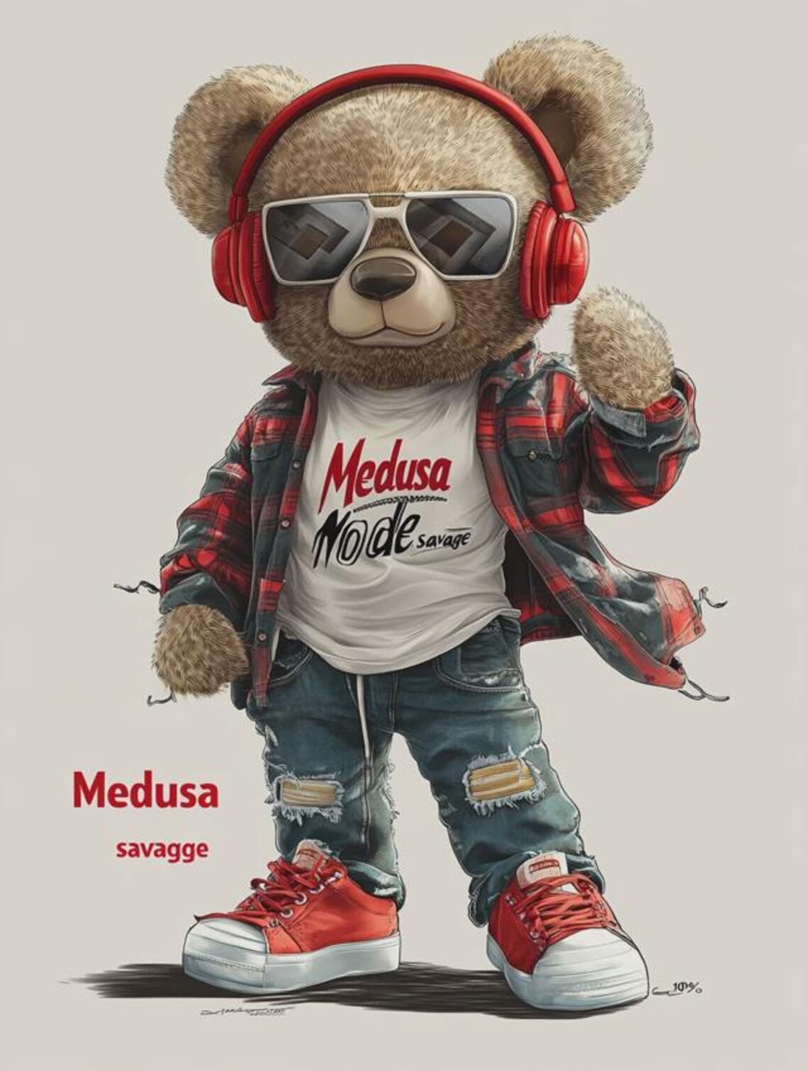 Teddy Bear Mockup Bundle Urban Bears for Merch,sublimation Print on ...