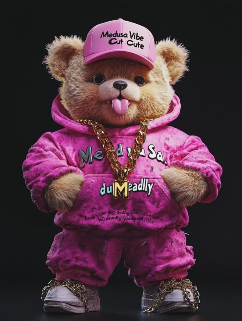 Teddy Bear Mockup Bundle Urban Bears for Merch,sublimation Print on ...