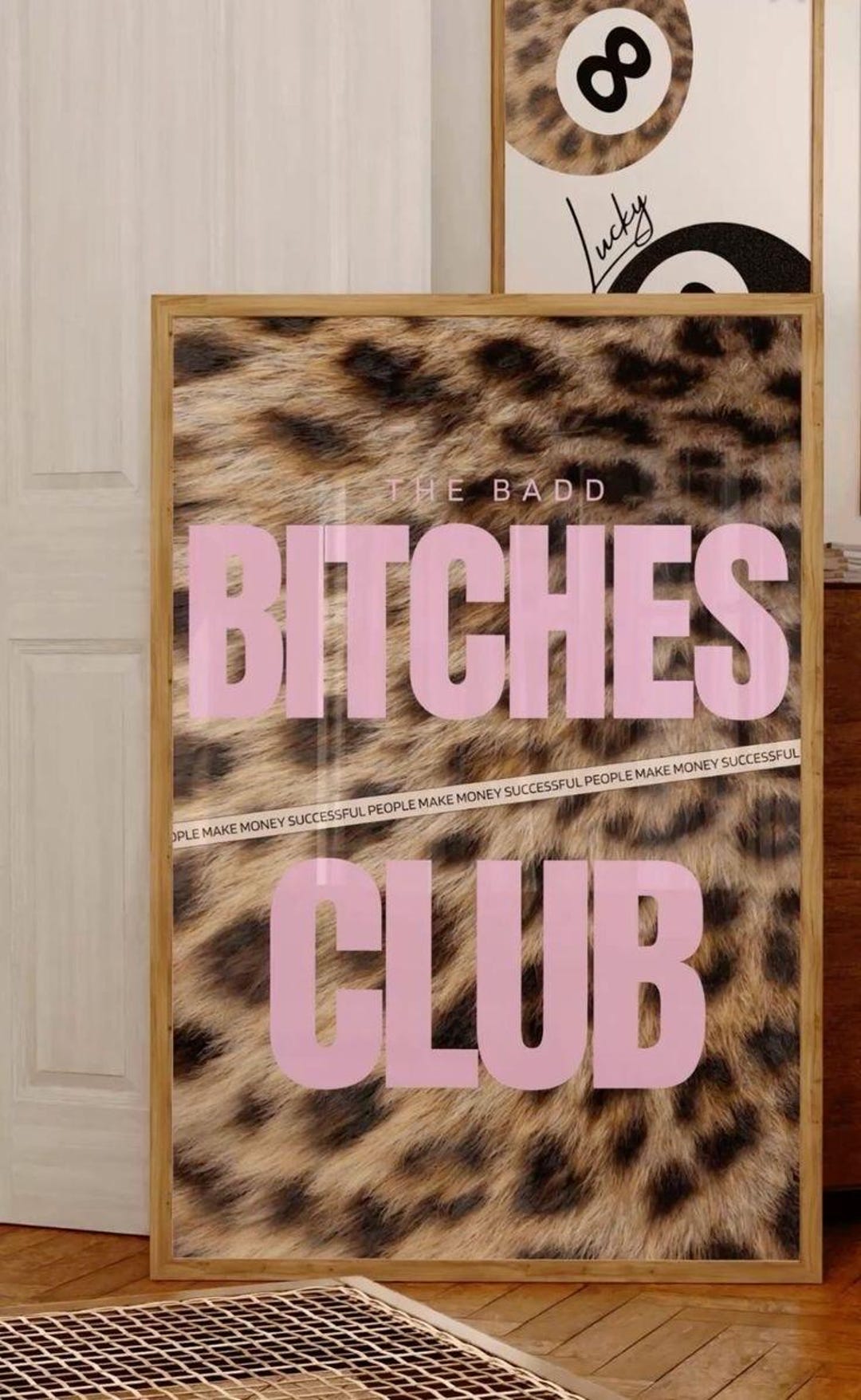 Leopard Print Wall Art: Sassy Feminine Empowerment Decor (digital) - Etsy