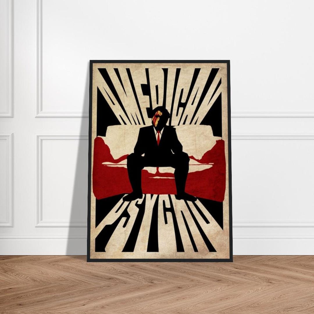 American Psycho, Home Theater Decor Furniture, Movie Poster, American ...