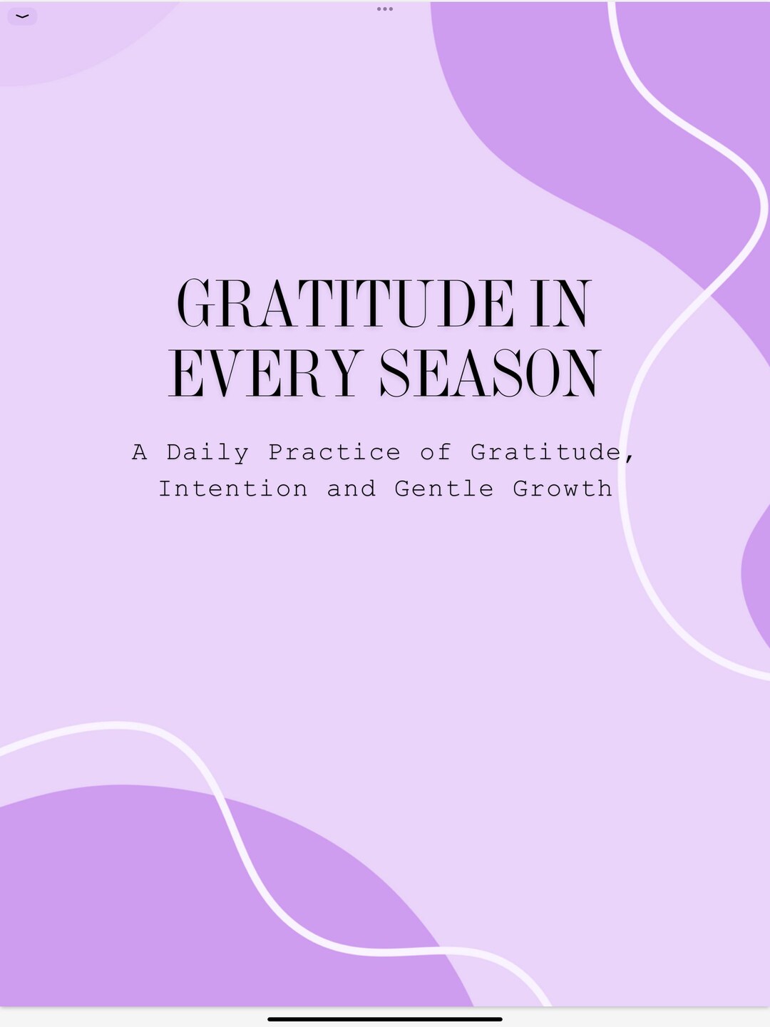 Gratitude in Every Season | Daily Gratitude Journal | 5 Minute Morning ...