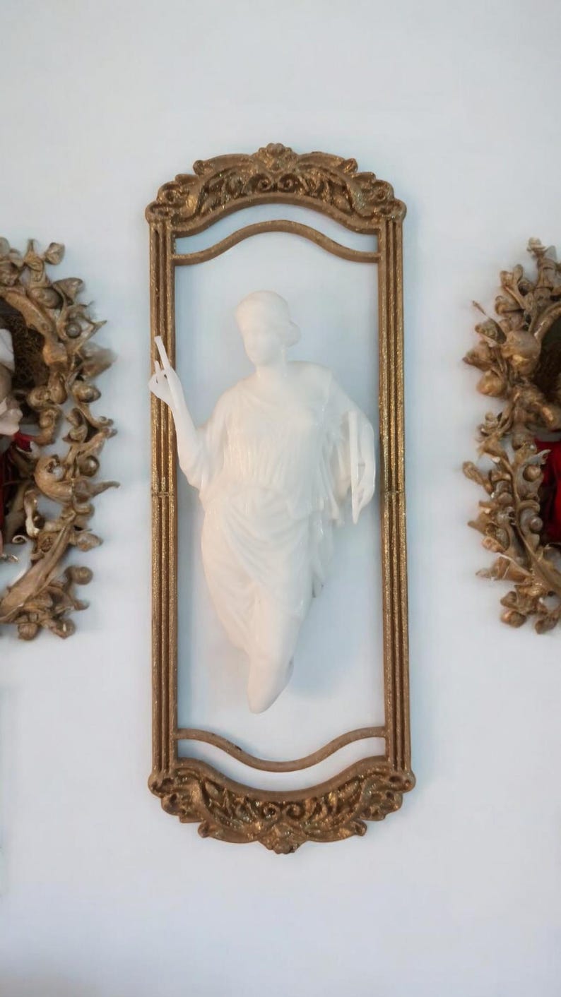 Set of 3 Modern Wall Sculptures With Frames – Elegant Art Decor for ...