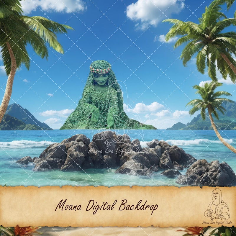 Moana Backdrop - Etsy