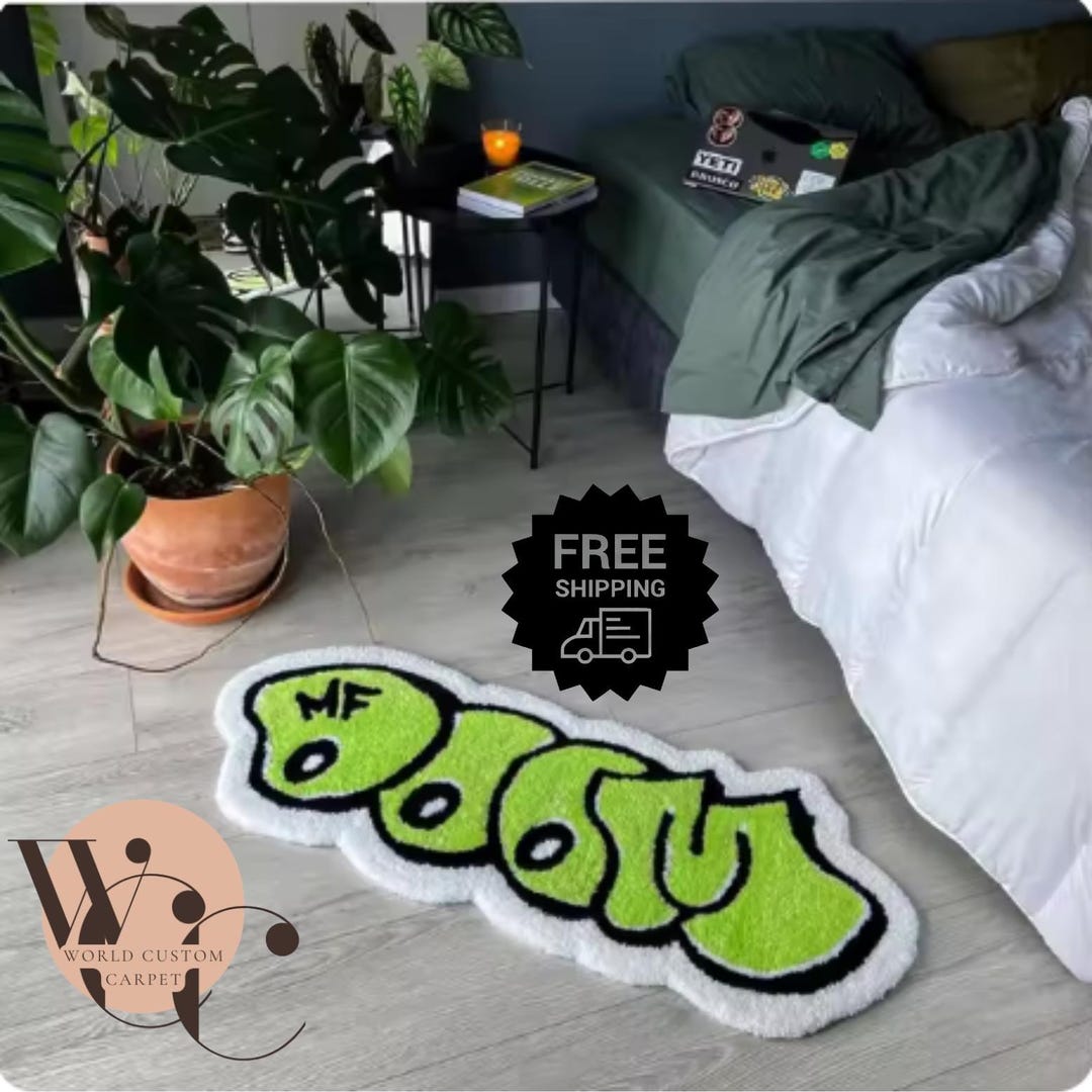 Tapis Fait Main MF Doom, Carpet , Custom Tufted Rug, Custom Design ...