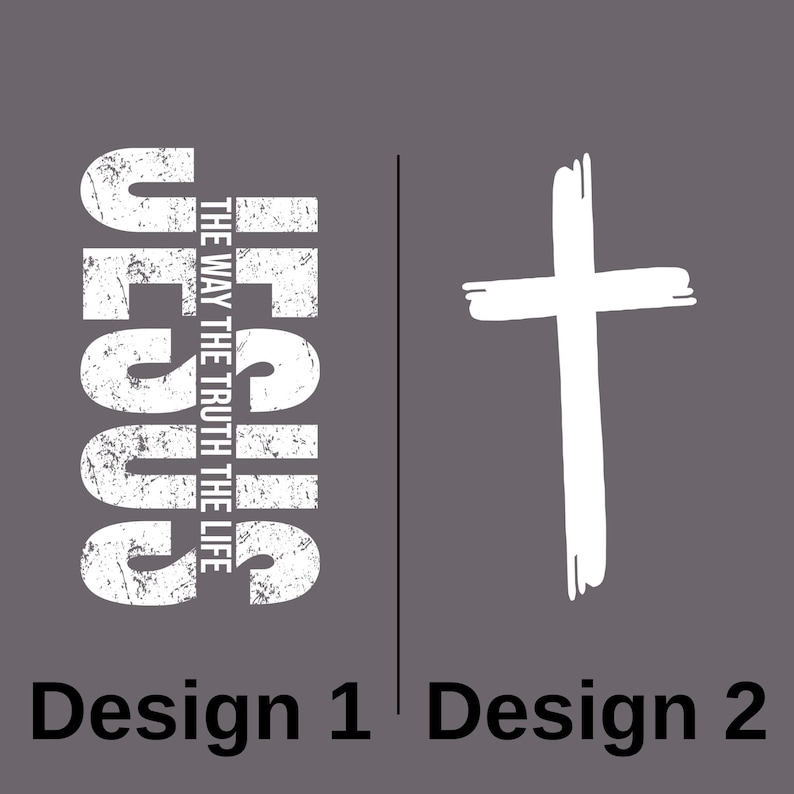 Jesus Cross DTF Transfer, Ready to Press Christian Religious Heat Press ...