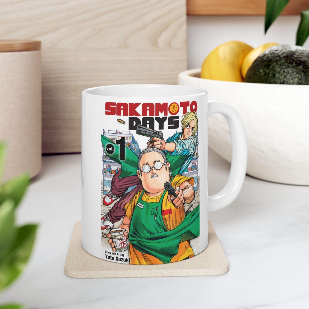 Sakamoto Days Mug, Gift for Anime Fans, Mug for Otakus, Manga Gift for ...