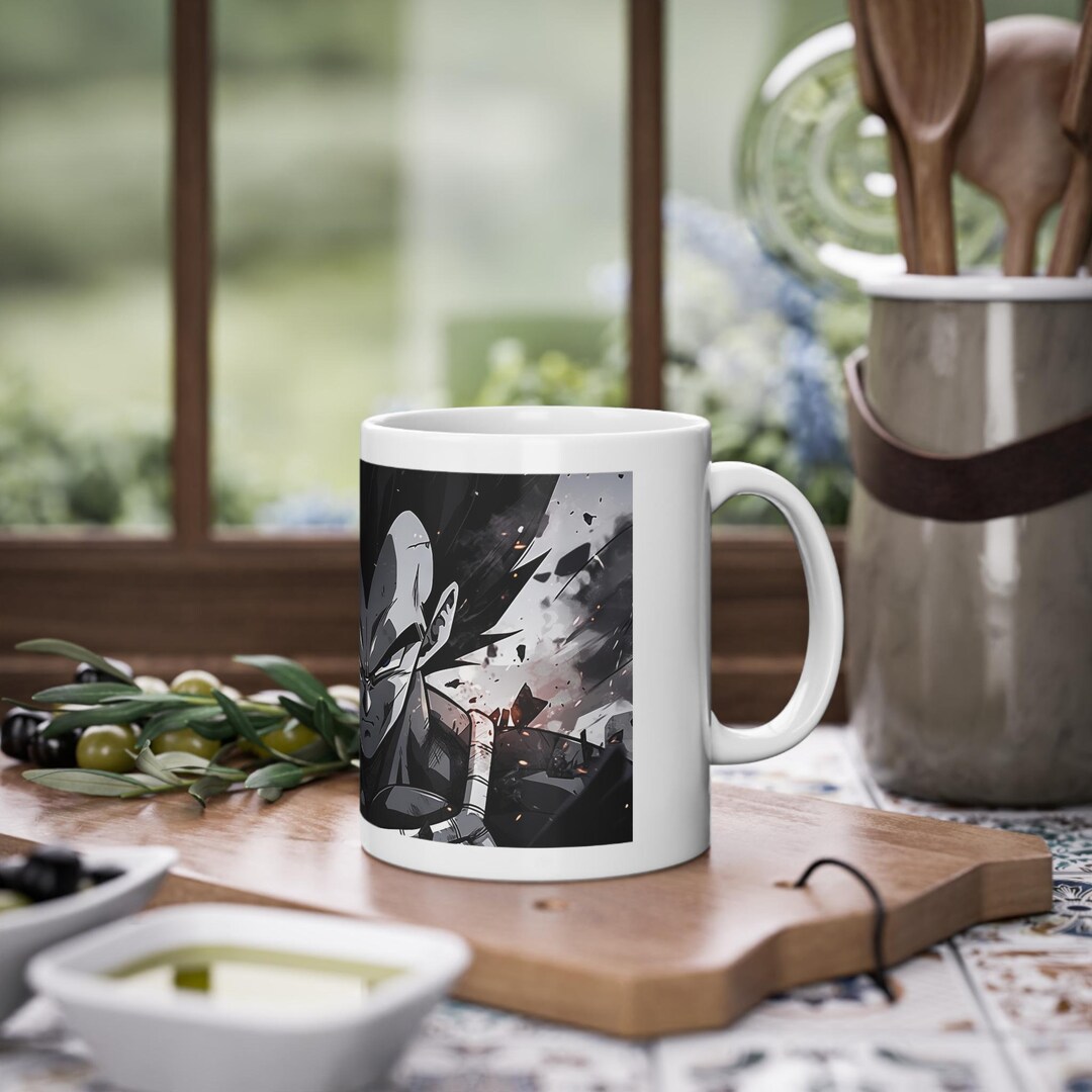 Anime Mug Vegeta, Gift for Dragon Ball Fans, Epic Manga Mug, Otaku Gift ...