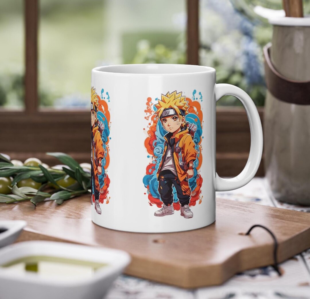 Naruto Ceramic Coffee Mug, Anime Drinkware for Manga Lovers, Otaku Gift ...
