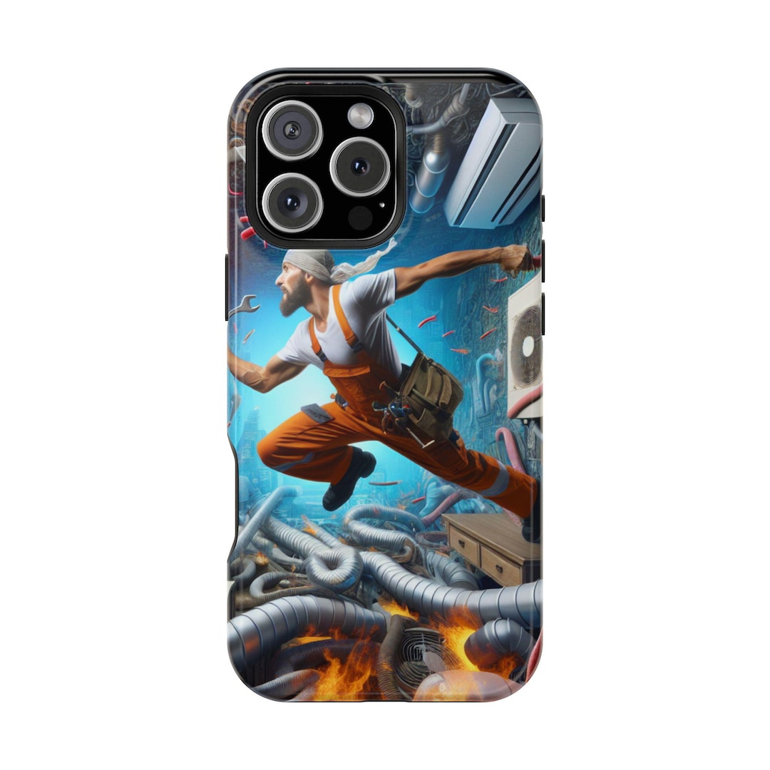 Hvac Thermal Adventure iPhone Case, Gift for Hvac Technicians, Magnetic ...