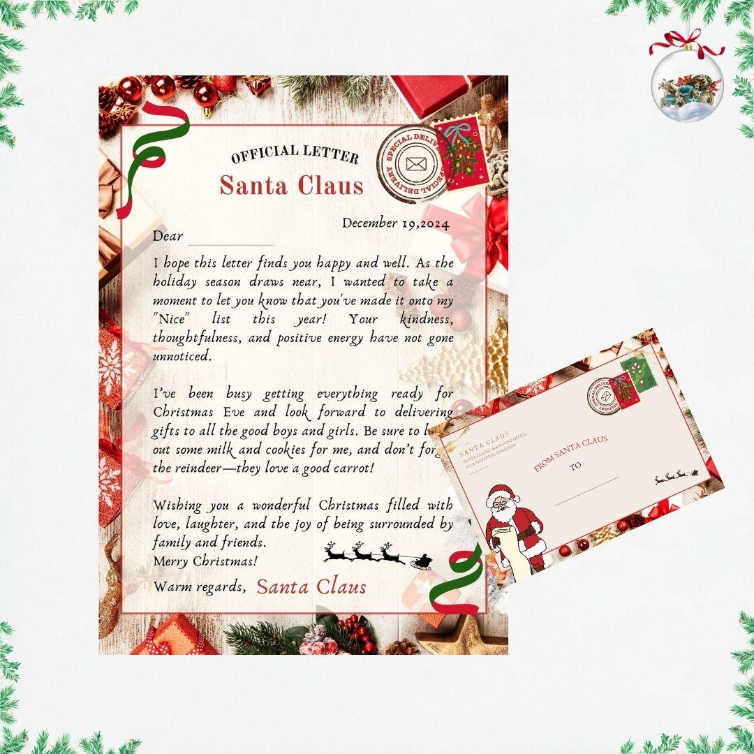 Letter From Santa Claus, Personalized Santa Letter for Your Child - Etsy