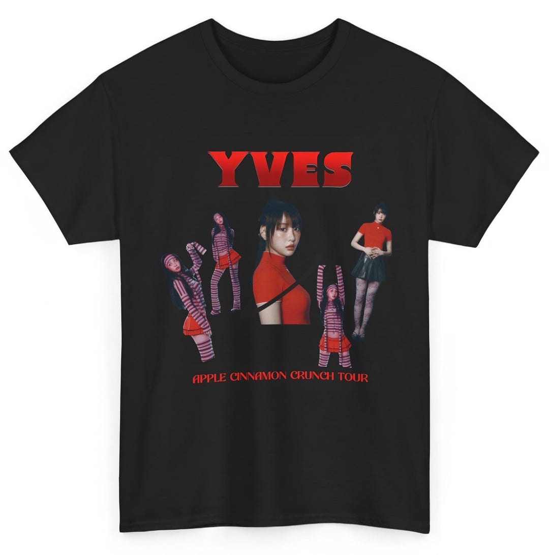 Kpop Tee Y2K Inspired Shirt, Unisex Cotton Tee, Yves, Loona Album ...