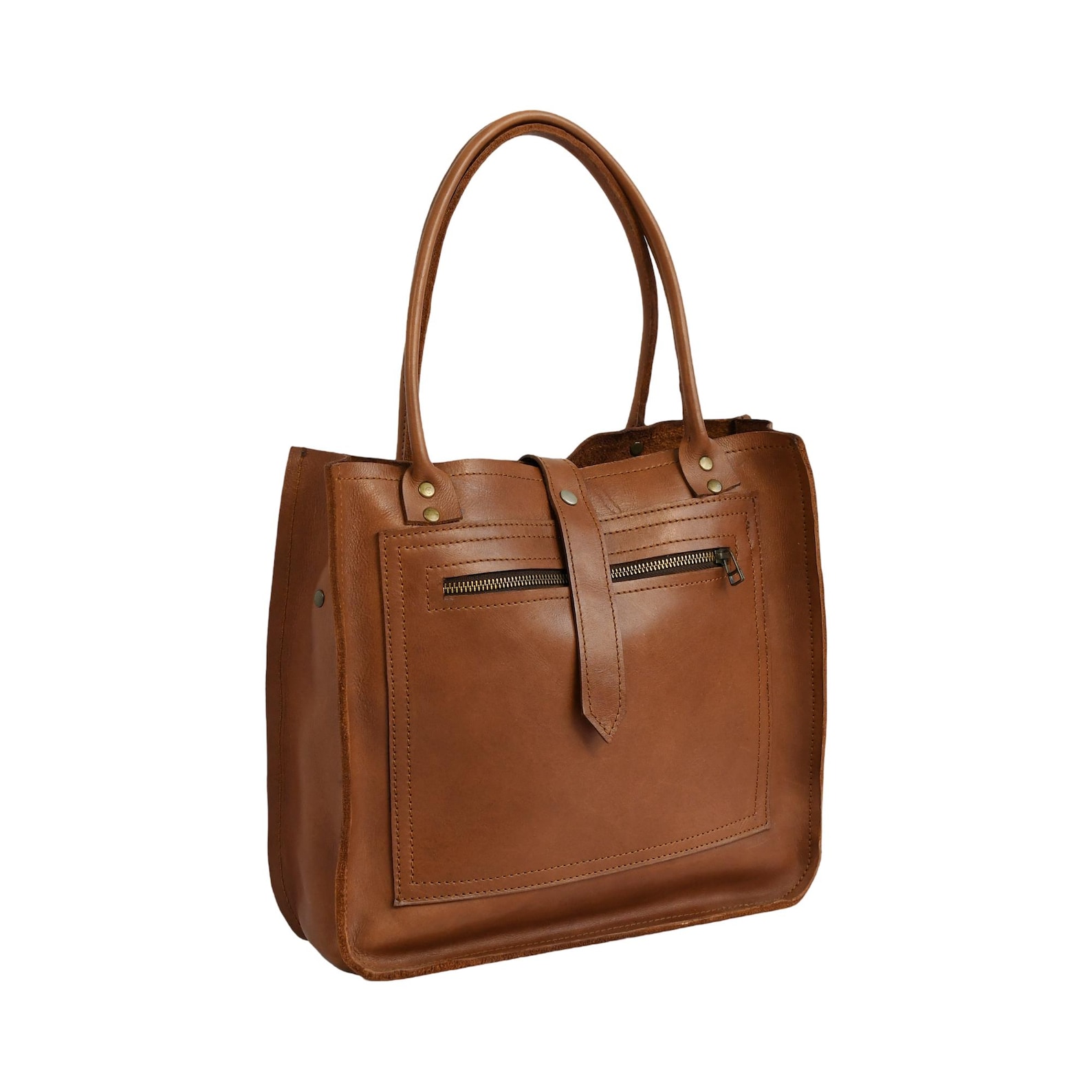 Full Grain Leather Tote Bag – Women's Luxury Shoulder Handbag – 3rd ...