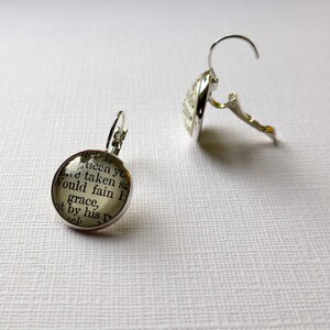 Shakespeare Book Earrings Gift for English Teacher - Etsy UK