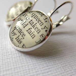 Shakespeare Book Earrings Gift for English Teacher - Etsy UK