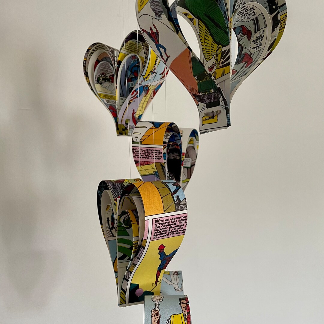 Comic Book Decorations, Paper Hearts, Geek Party Decor - Etsy