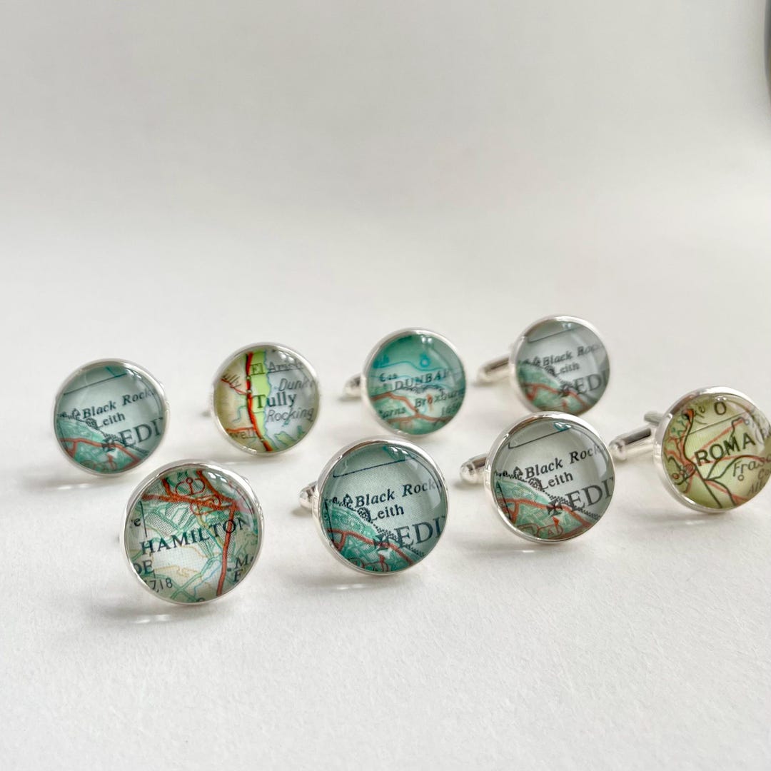 Custom Cufflinks, Paper Anniversary, Gift Idea for Him - Etsy
