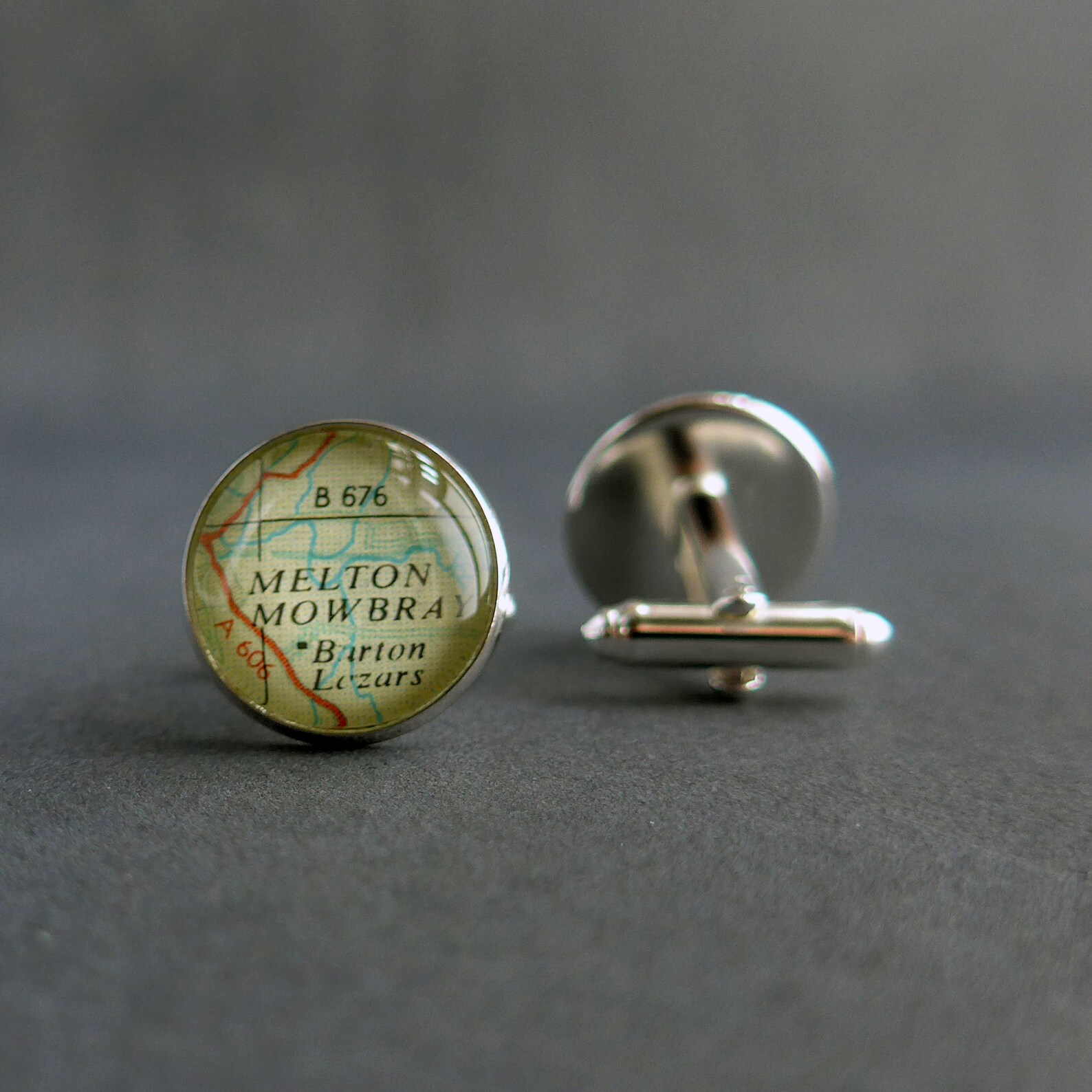Cufflinks With Personalised Maps, Custom for You - Etsy