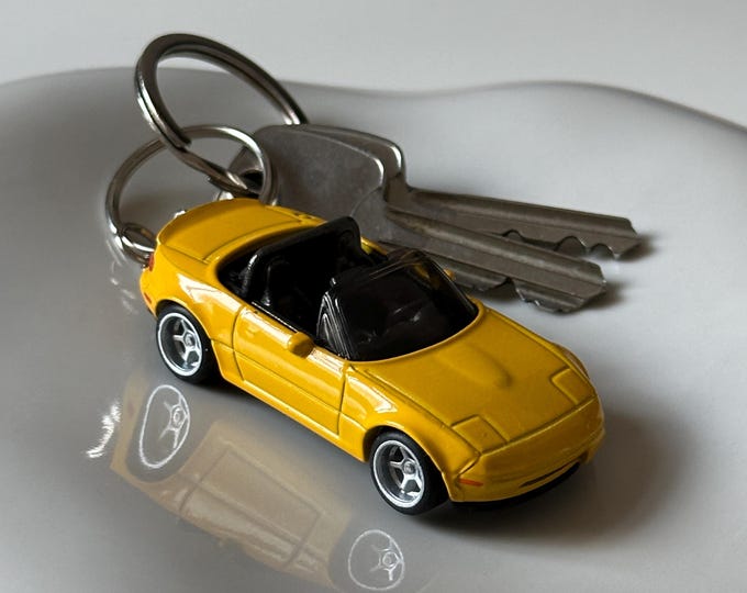 MAZDA MIATA MX-5 Keychains [custom Hotwheels Car Bagcharm & Keyring] - Etsy