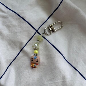 Avatar Keychain / Couple Keycharm / Matching Keyring / Aang & Katara ...
