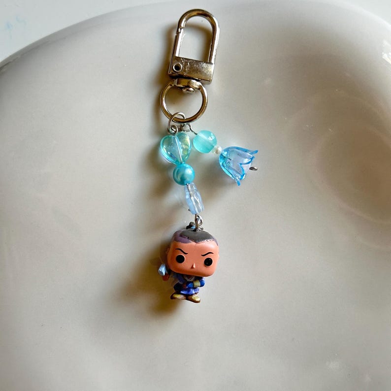 Avatar Keychain / Couple Keycharm / Matching Keyring / Aang & Katara ...
